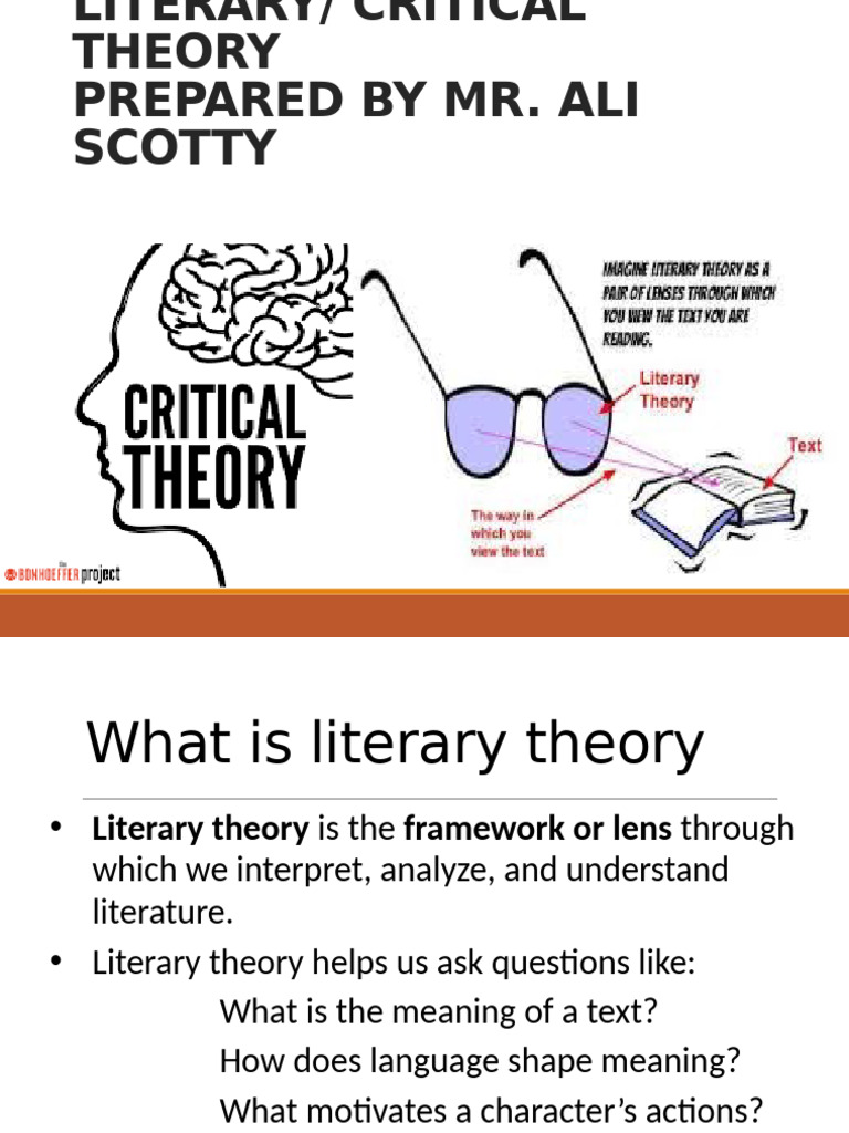 De-0124-Lesson 2 Literary Critical Theories and Types | PDF | Critical ...