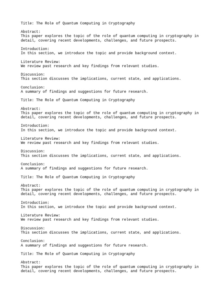 Thesis Paper 3 | PDF | Computing | Quantum Computing