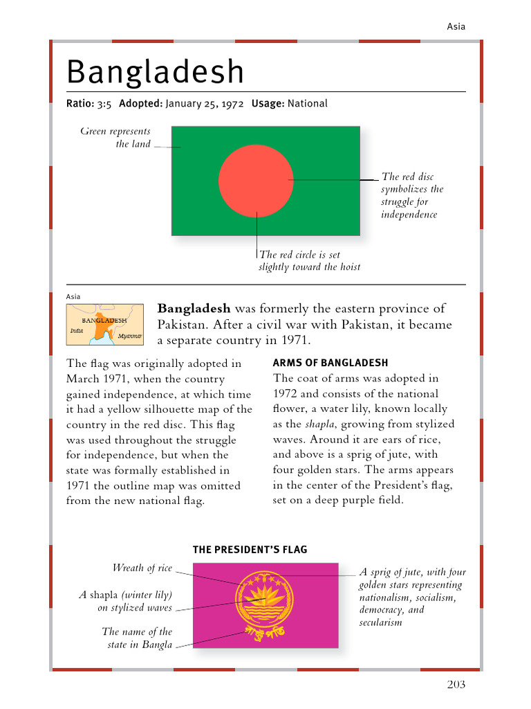 Bangladesh National Flag Details | PDF