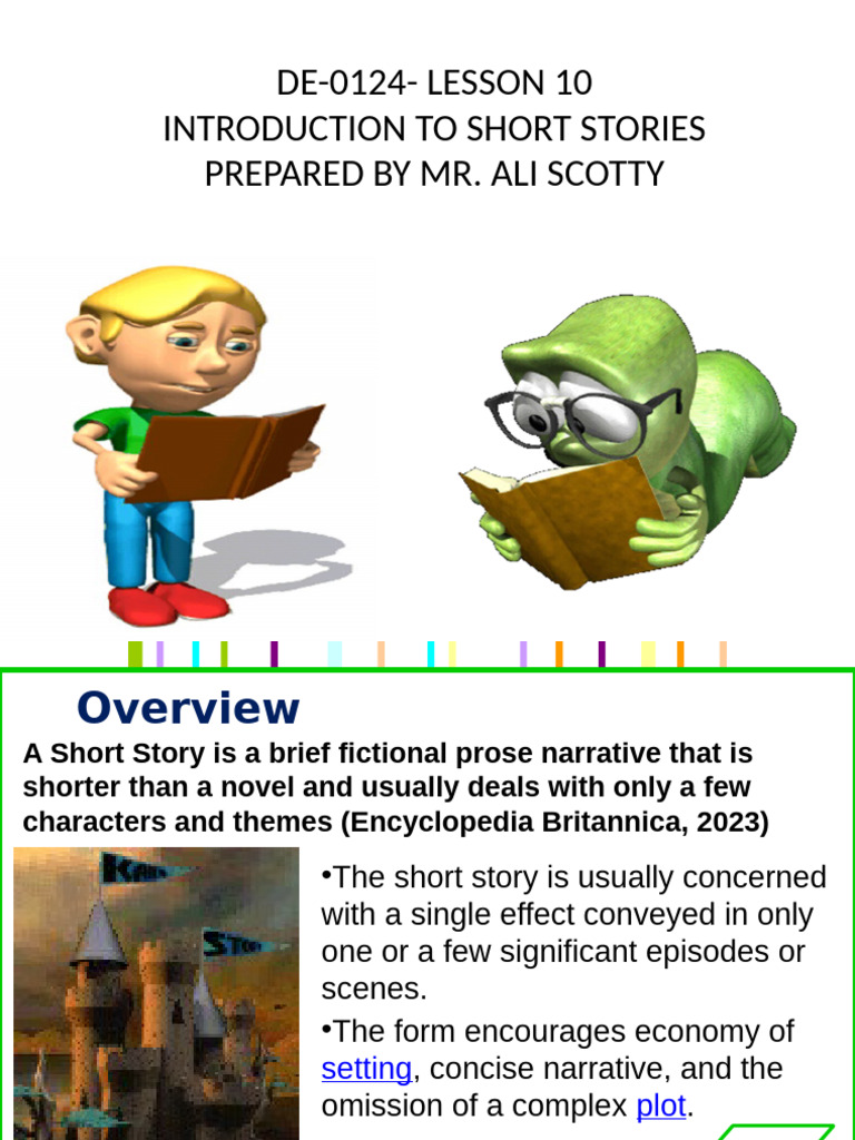 De-0124-Lesson 5 Introduction To Short Stories Analysis As A Concept ...