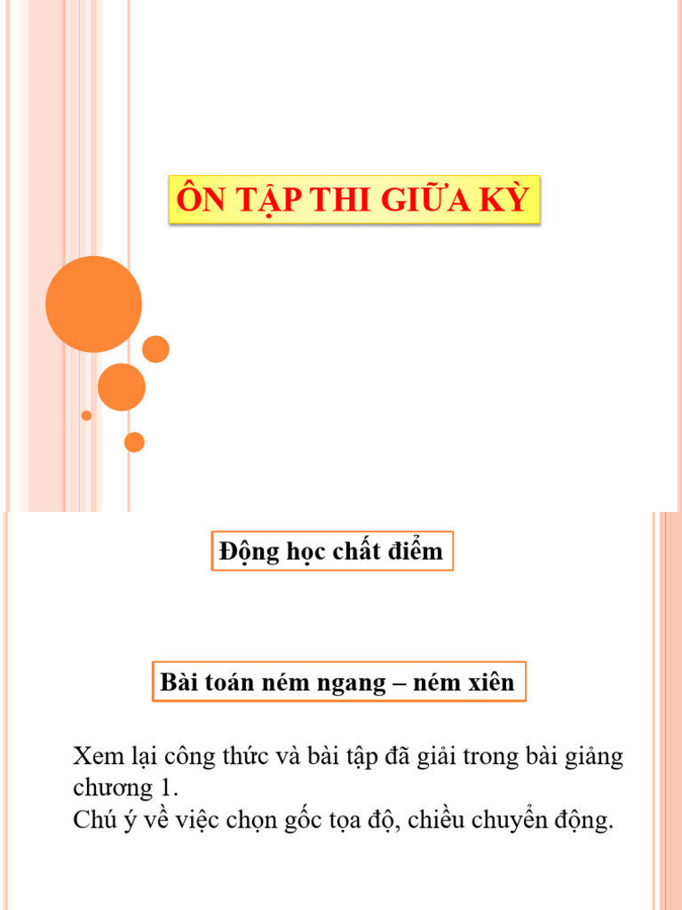 On Tap Thi Giua Ky | PDF