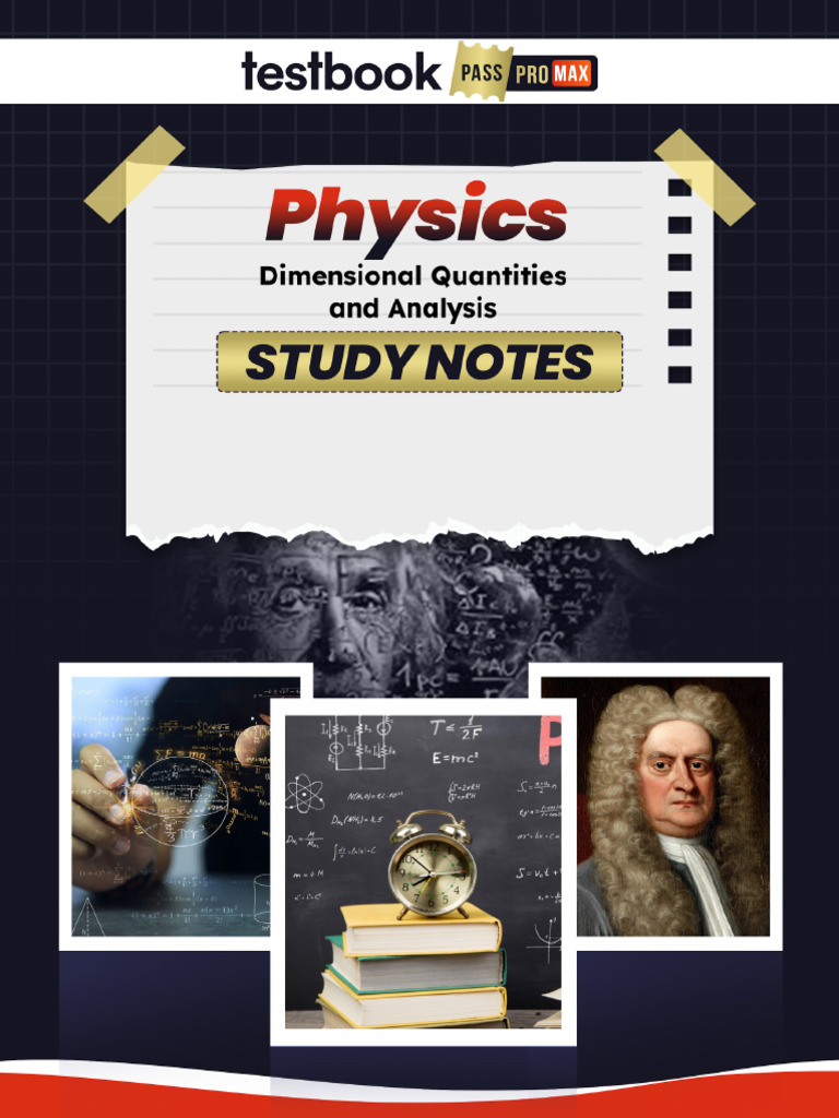 Dimensional Analysis and Its Applications | PDF | Quantity | Force