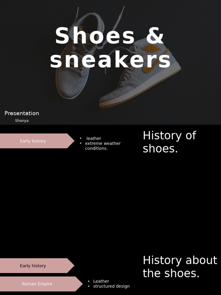History of Shoes and Sneakers | PDF