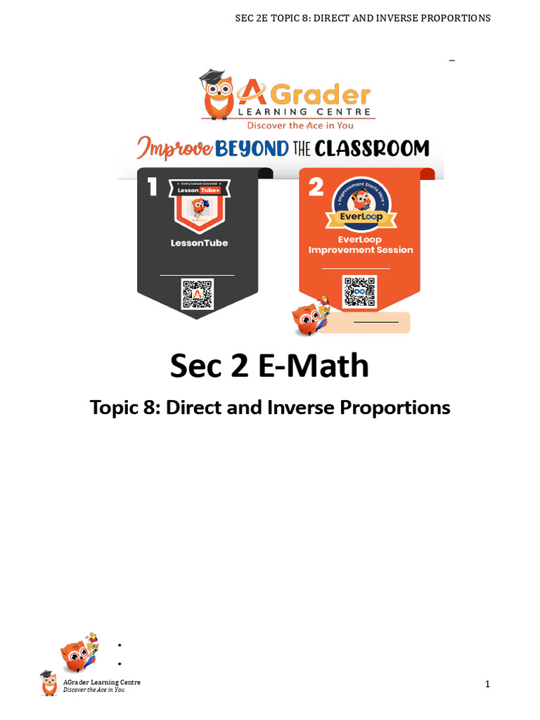 Direct and Inverse Propertions Sec2 | PDF | Mathematics