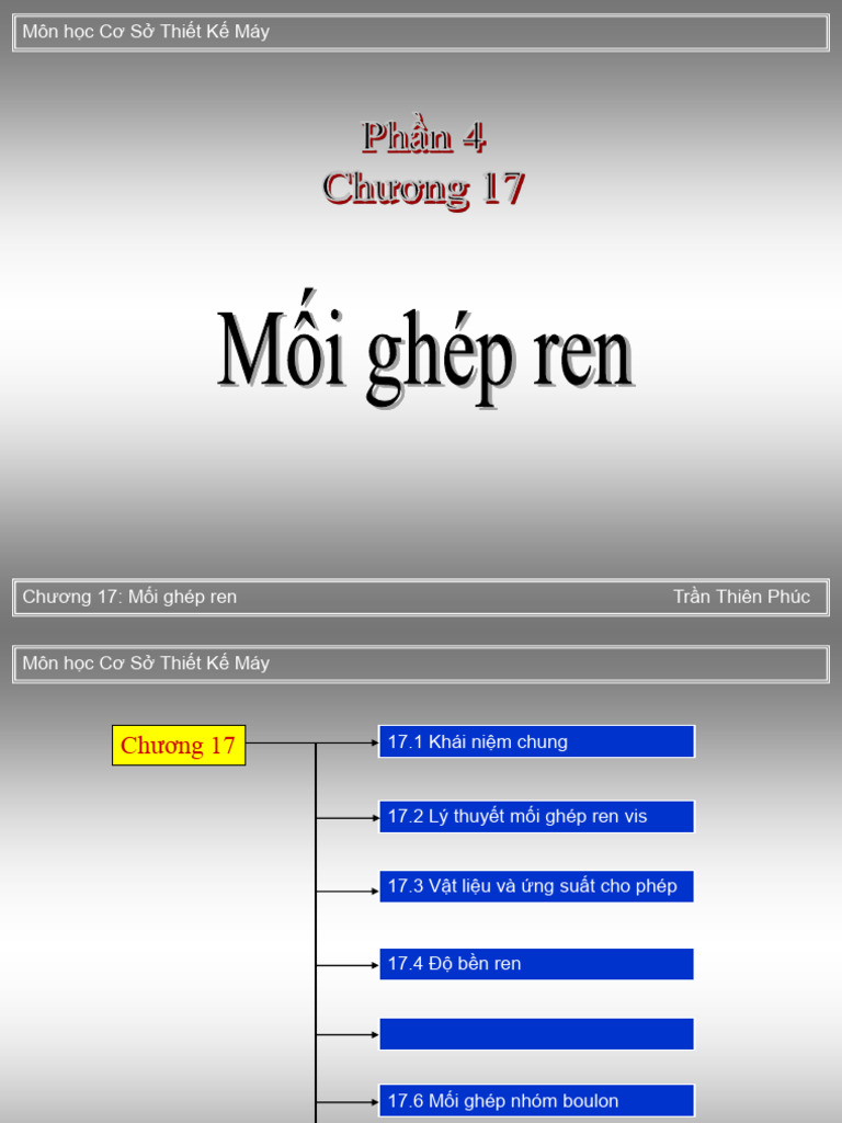 Chi Tiet May Tran Thien Phuc Chuong 17 Moi Ghep Ren (Cuuduongthancong ...