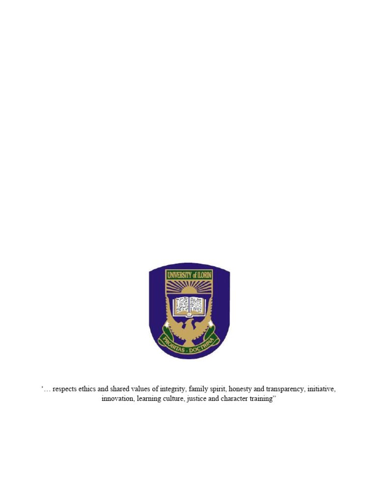 University of Ilorin Sexual Harassment Policy | PDF | Sexual Harassment ...