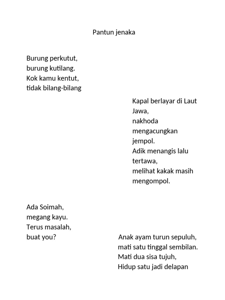 Pantun | PDF