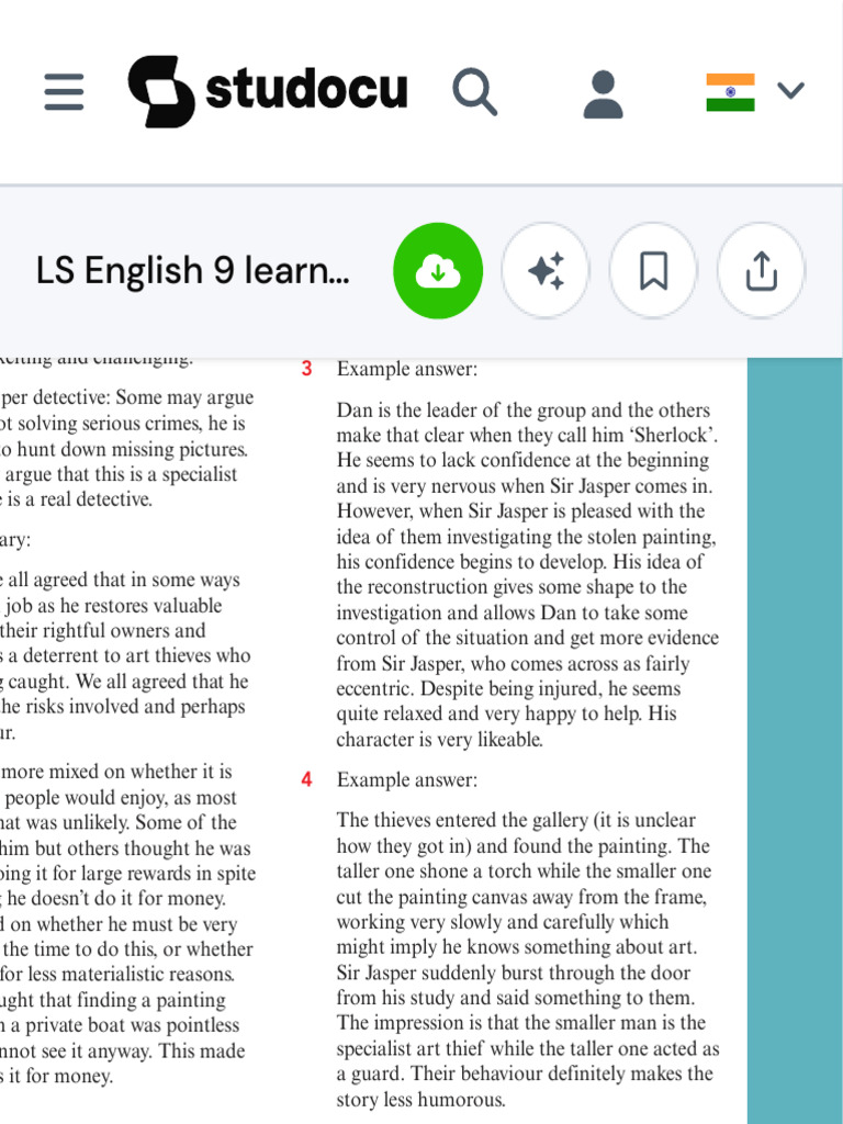 LS English 9 Learner Book Answers - 1 Cambridge Lower Secondary English ...