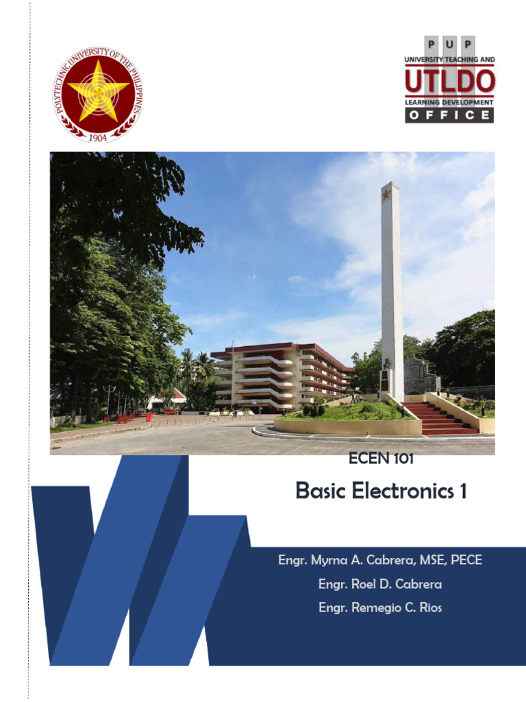 Basic Electronics 1 Course Overview | PDF | Electric Current | Resistor