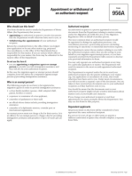Authorised Recipient Appointment Form 956A | PDF | Travel Visa