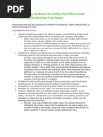 Daily Public Area Cleaning Checklist | PDF | Disinfectant
