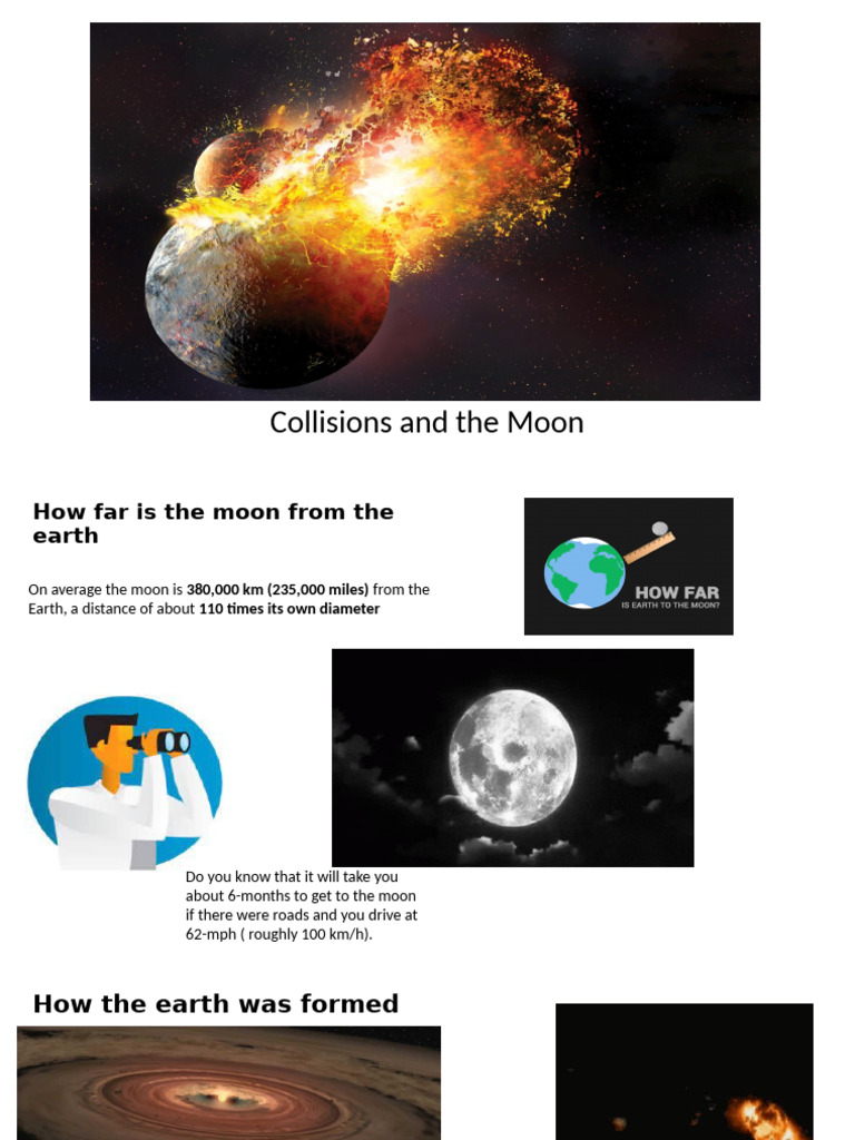 Collision and The Moon | PDF | Giant Impact Hypothesis | Moon