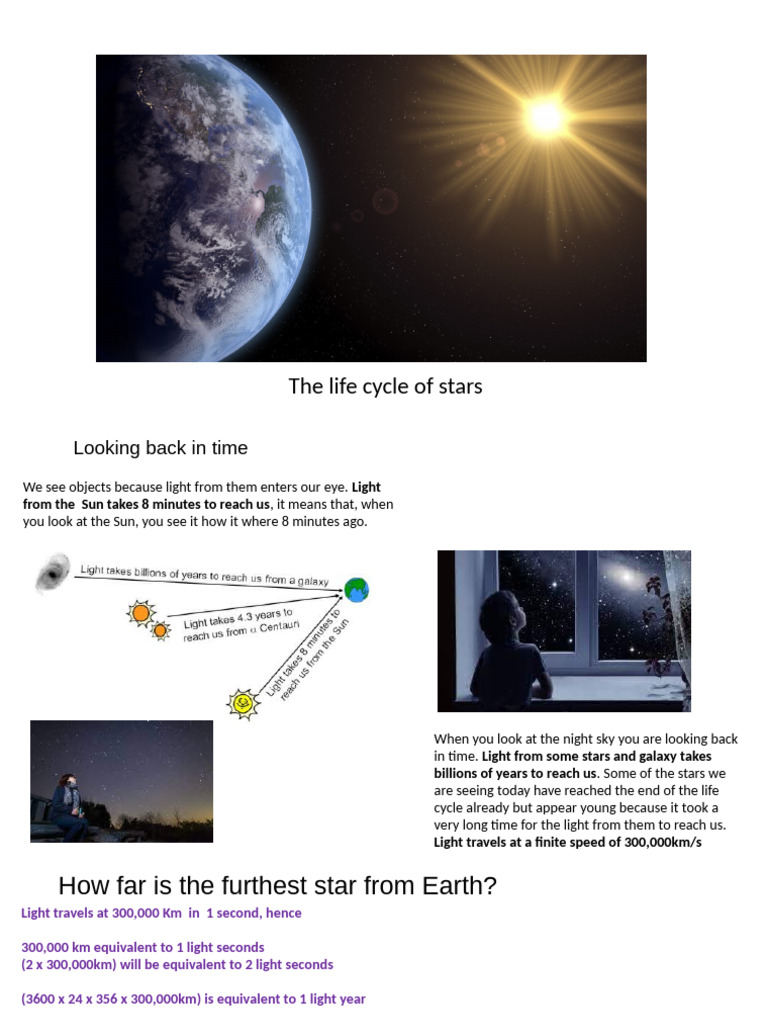 Yr 9 Life Cycle of The Star | PDF | Stars | Star Formation