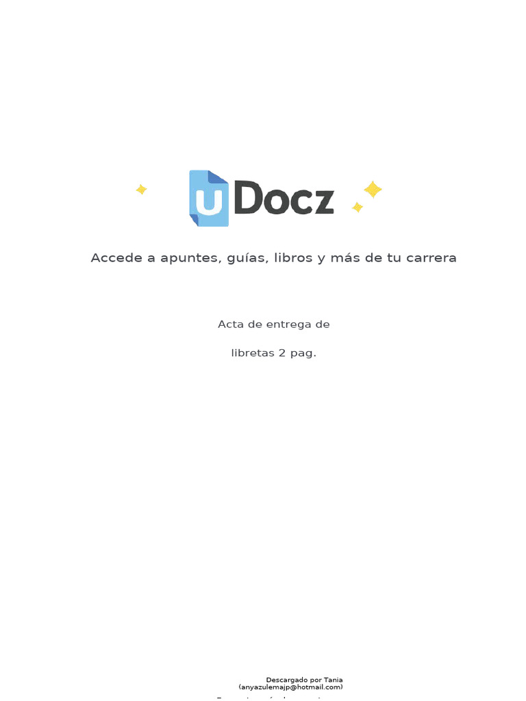 Acta de Entrega de L 1073224 Downloadable 6127863 | PDF