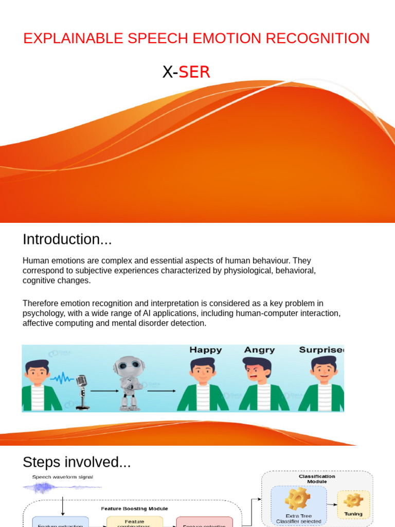 Explainable Speech Emotion Recognition | PDF