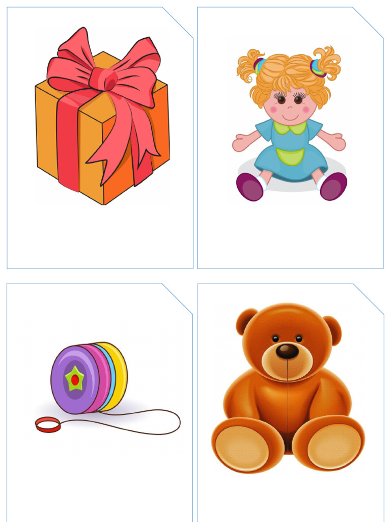 Flashcards Unit 2 Toys Presents | PDF