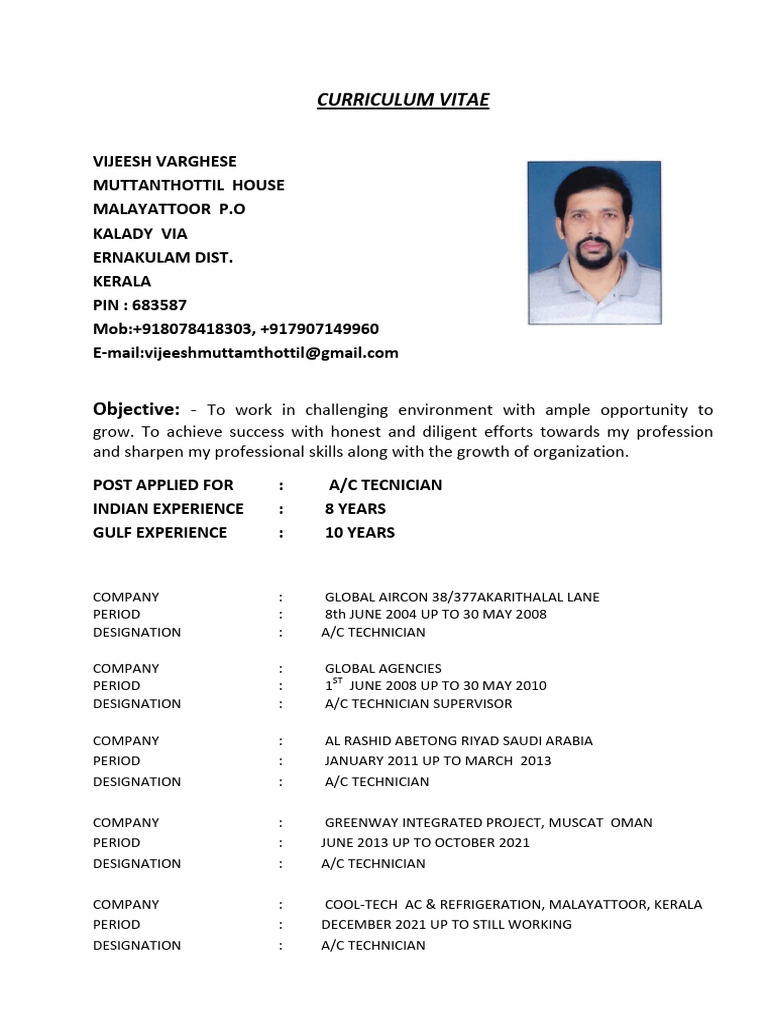 Vijeesh Documents PDF | PDF