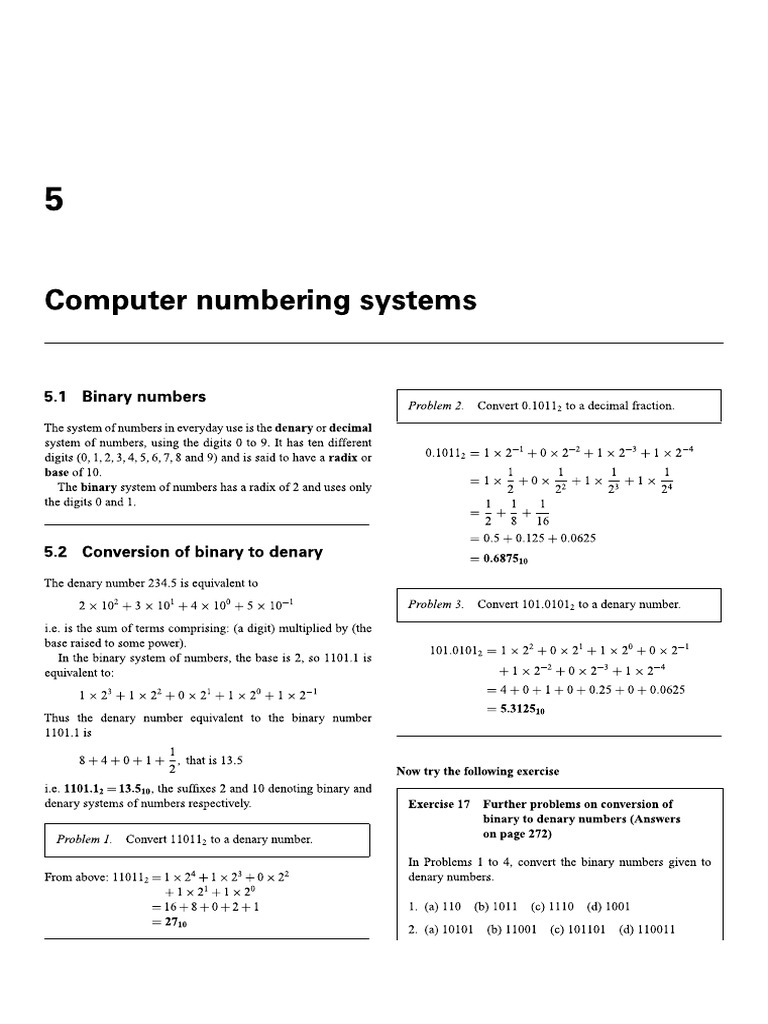 Computer Numbering Systems | PDF