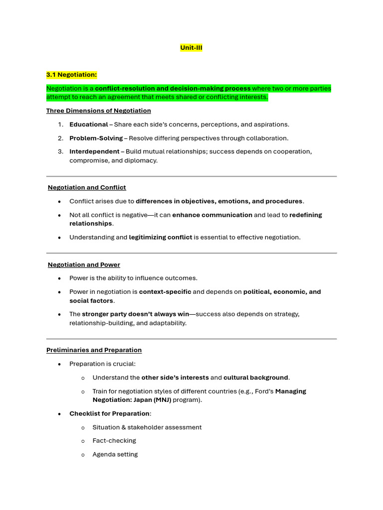 Unit - 3 Cross Culture Management | PDF | Strategic Management ...
