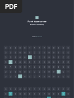 Cheatsheet - Font Awesome | PDF | Character Encoding | Digital Typography