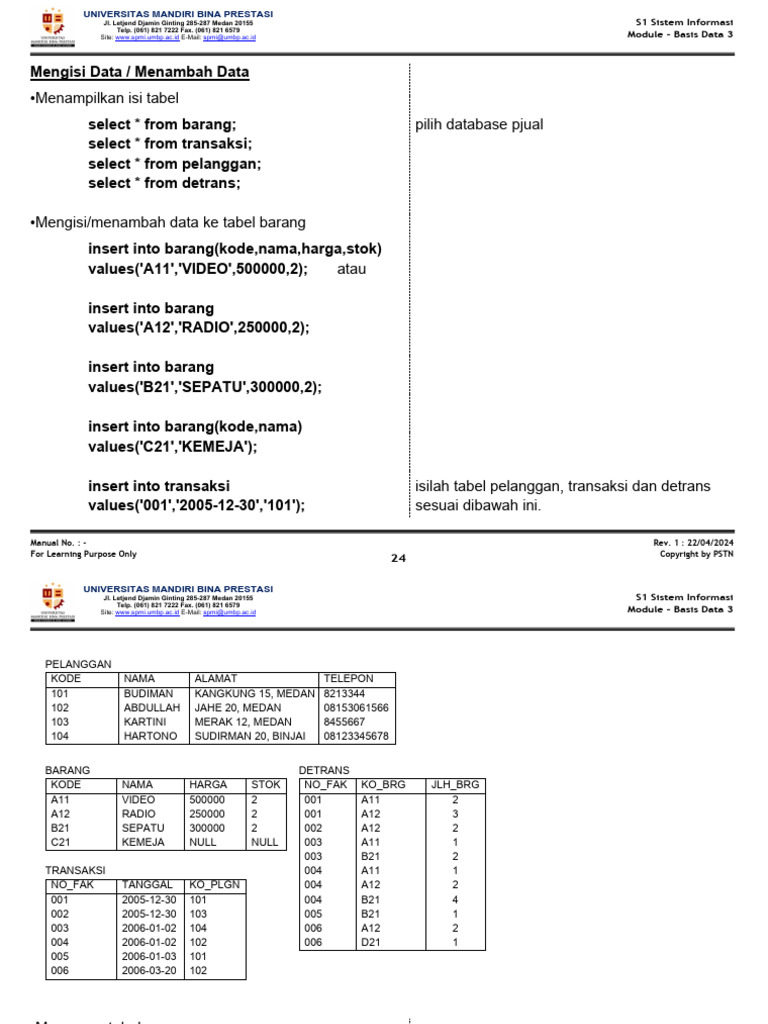 Modul Sqlserver1 04 | PDF