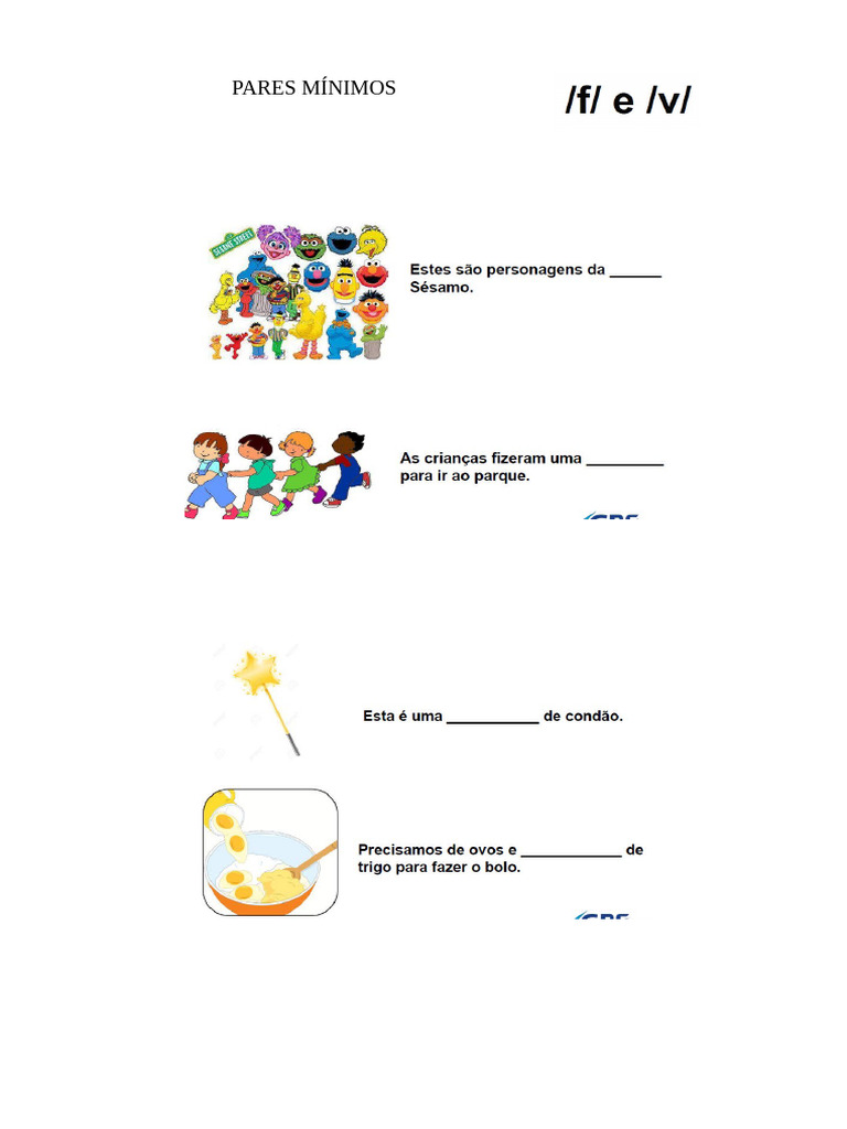 Pares Mínimos F e V 2 | PDF