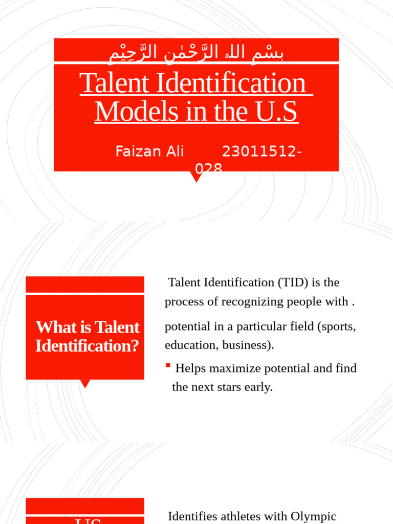 Talent Identification Models in US | PDF