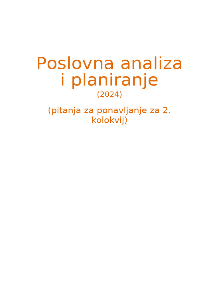 AP Skripta Za 2. Kolokvij | PDF
