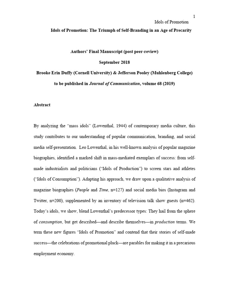 Duffy Pooley Idols 2018 2019 | PDF | Celebrity | Social Media