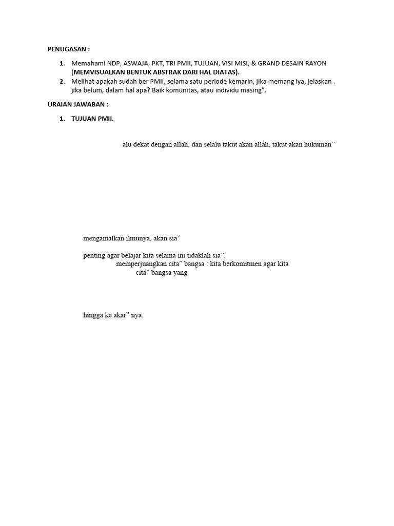 Penugasan Sekolah Gerakan | PDF