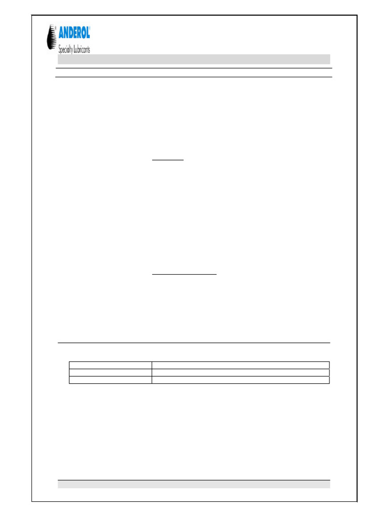 Anderol 497 Safety Data Sheet | PDF | Dangerous Goods | Toxicity
