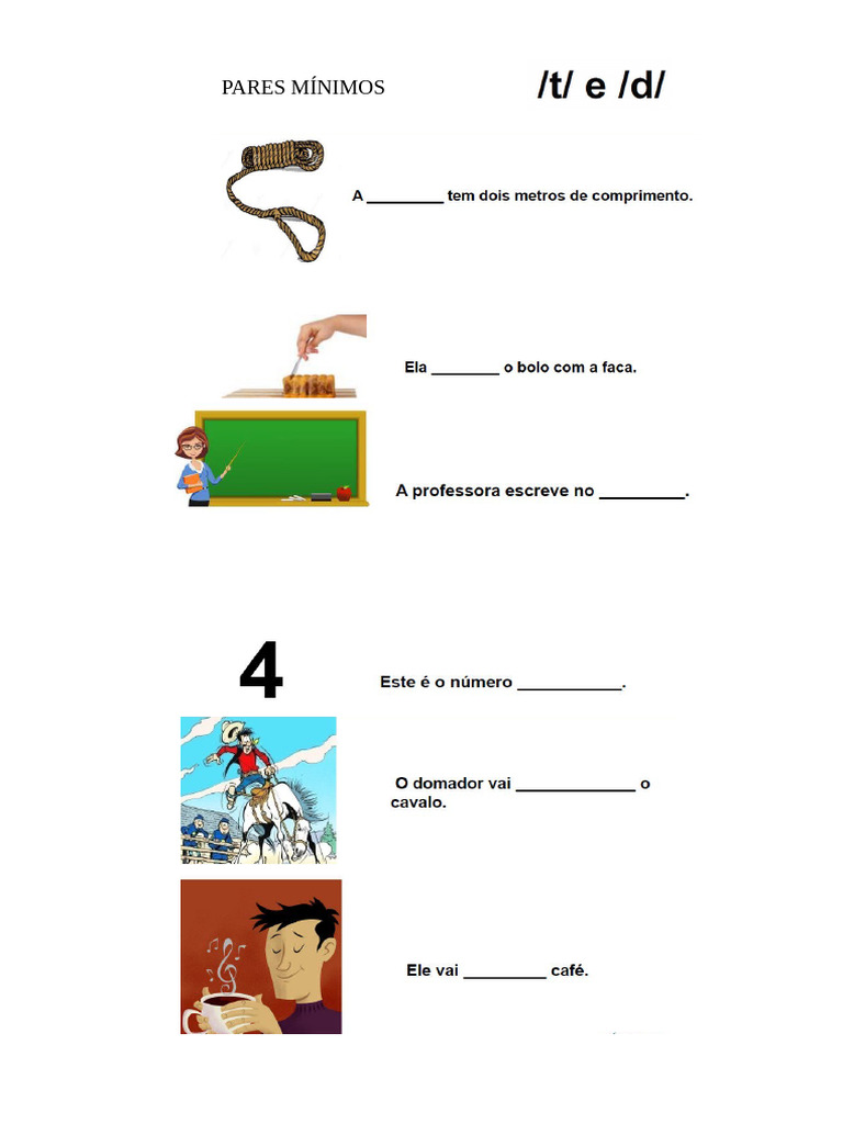 Pares Mínimos T e D 2 | PDF