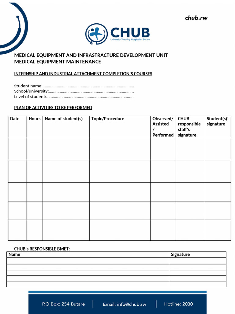 Intern Task Form | PDF