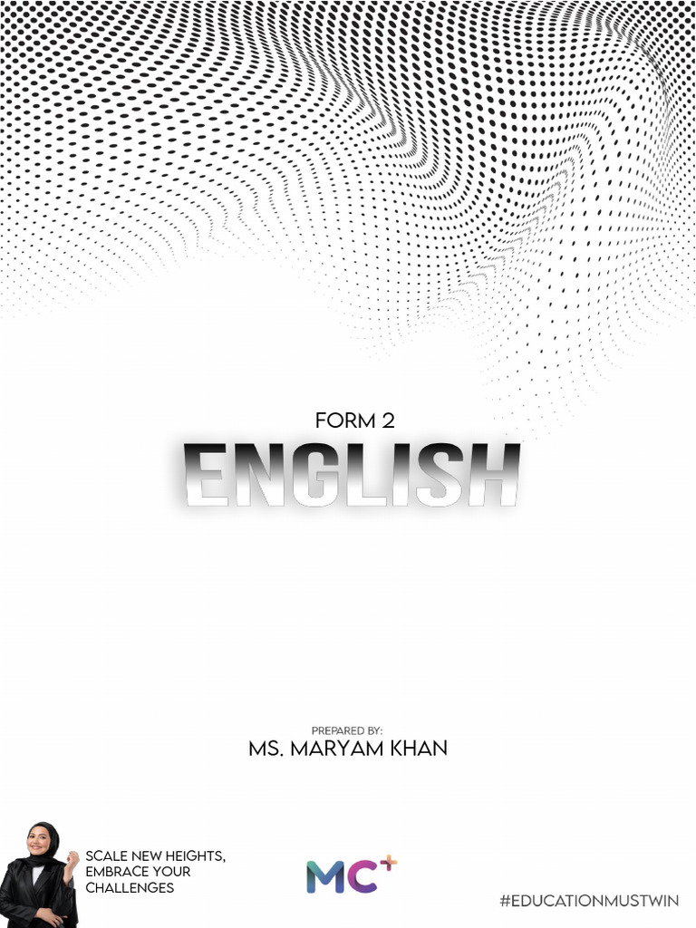 Form 2 English Ms Maryam 05.01.2024 | PDF