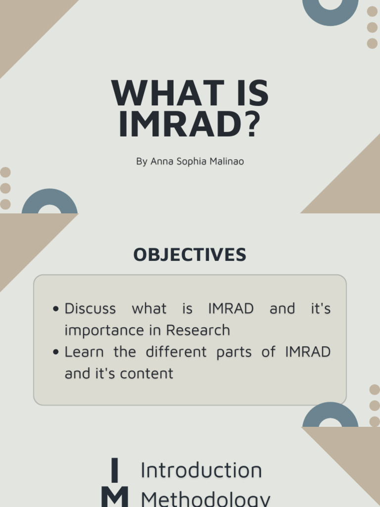 IMRAD | PDF