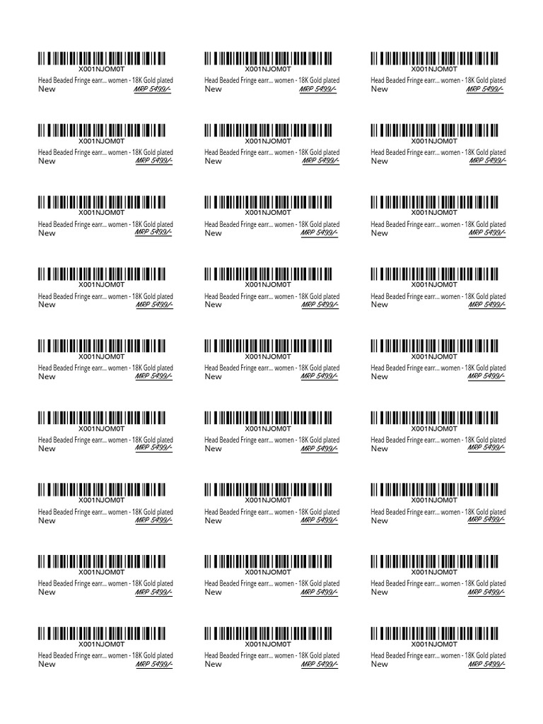 Labels 1 | PDF