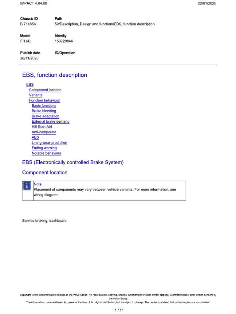 Ebs Control Unit | PDF