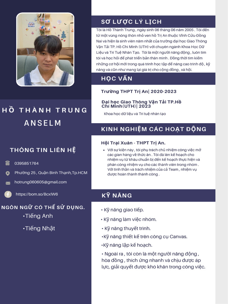 Modern White and Blue Business Consultant CV Resume - 20231101 - 085936 ...