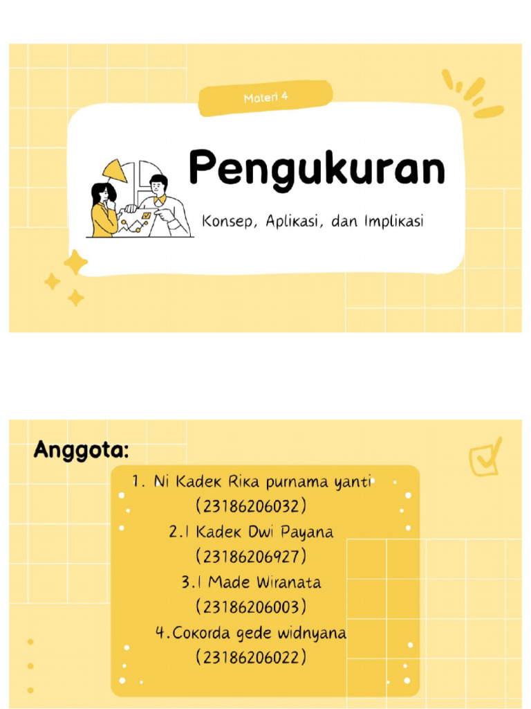 Materi 4 Pengukuran | PDF