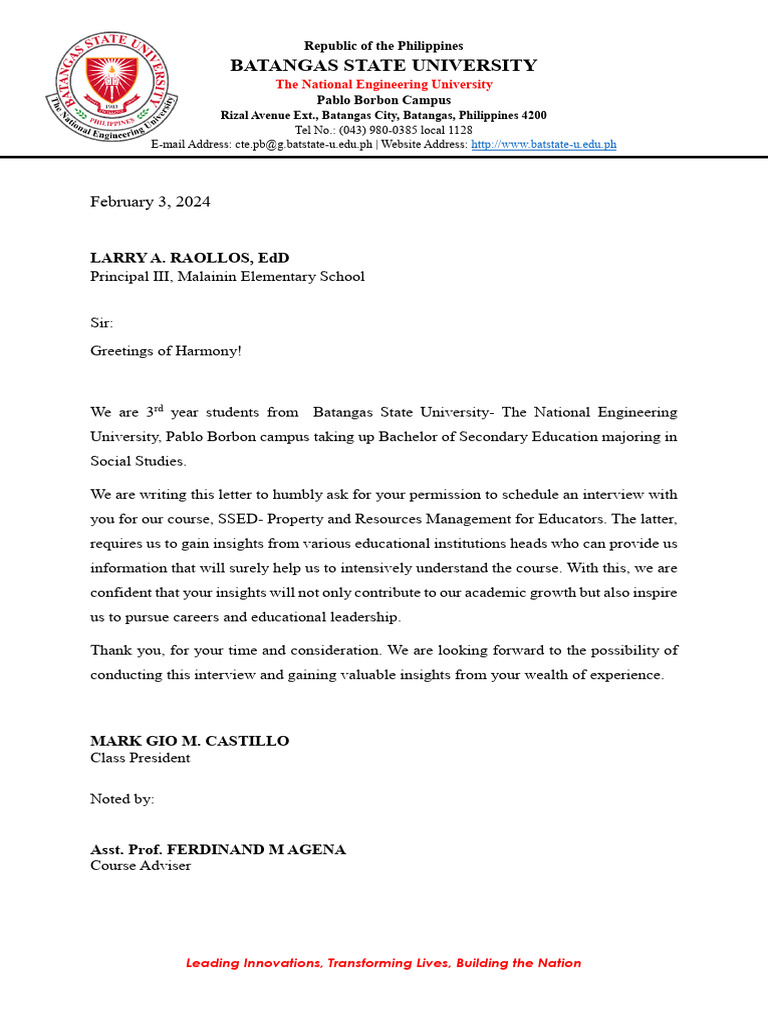 Elementary Level Letter | PDF