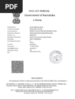 Rent Agreement With E-Stamp Paper - Karnataka - Esahayak | PDF | Lease ...