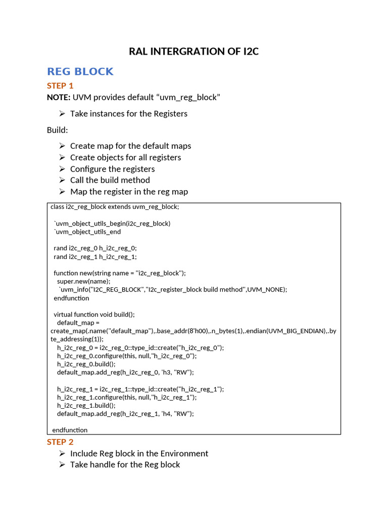 Ral Intergration of I2c | PDF | Computer Science | Computer Engineering