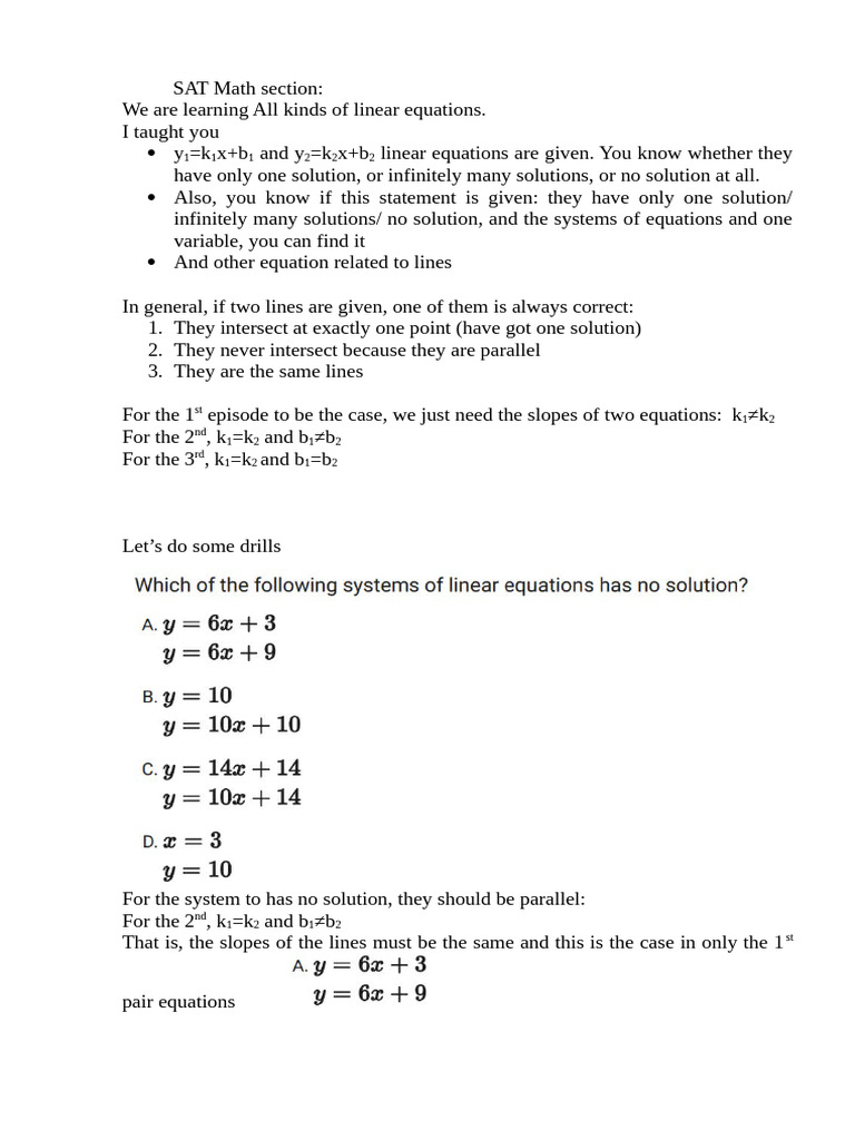 SAT Math | PDF