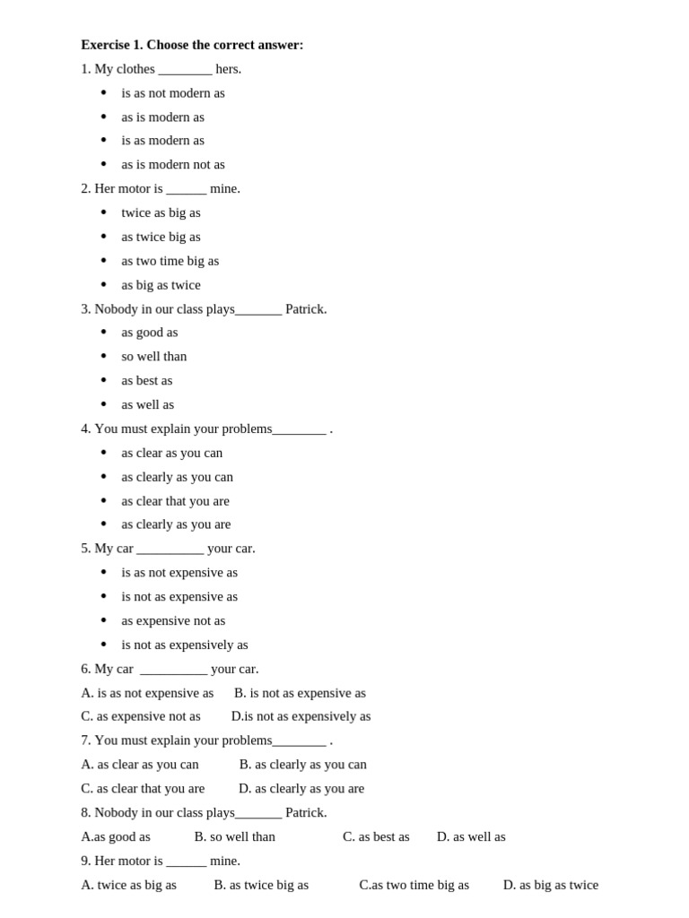 BT So sánh bằng | PDF