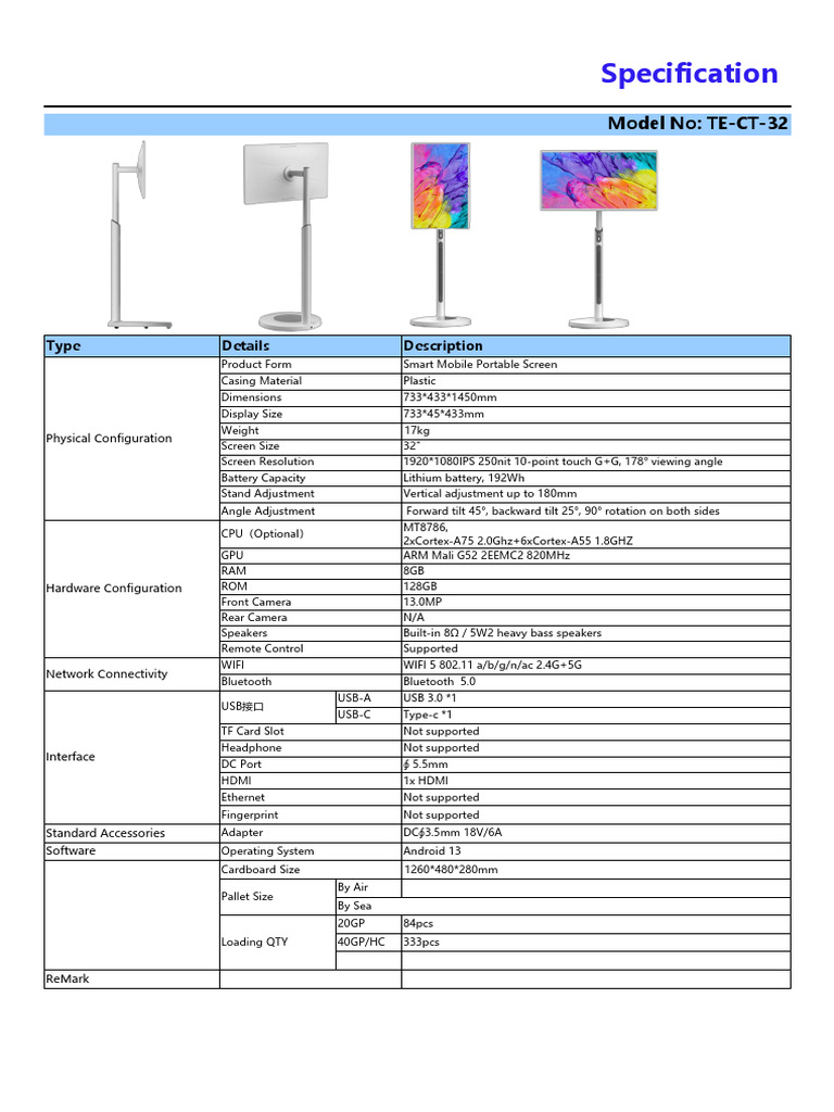 32 Inch New Smart Mobile Touch Screen (2025!05!11 18-44-12) | PDF | Usb ...