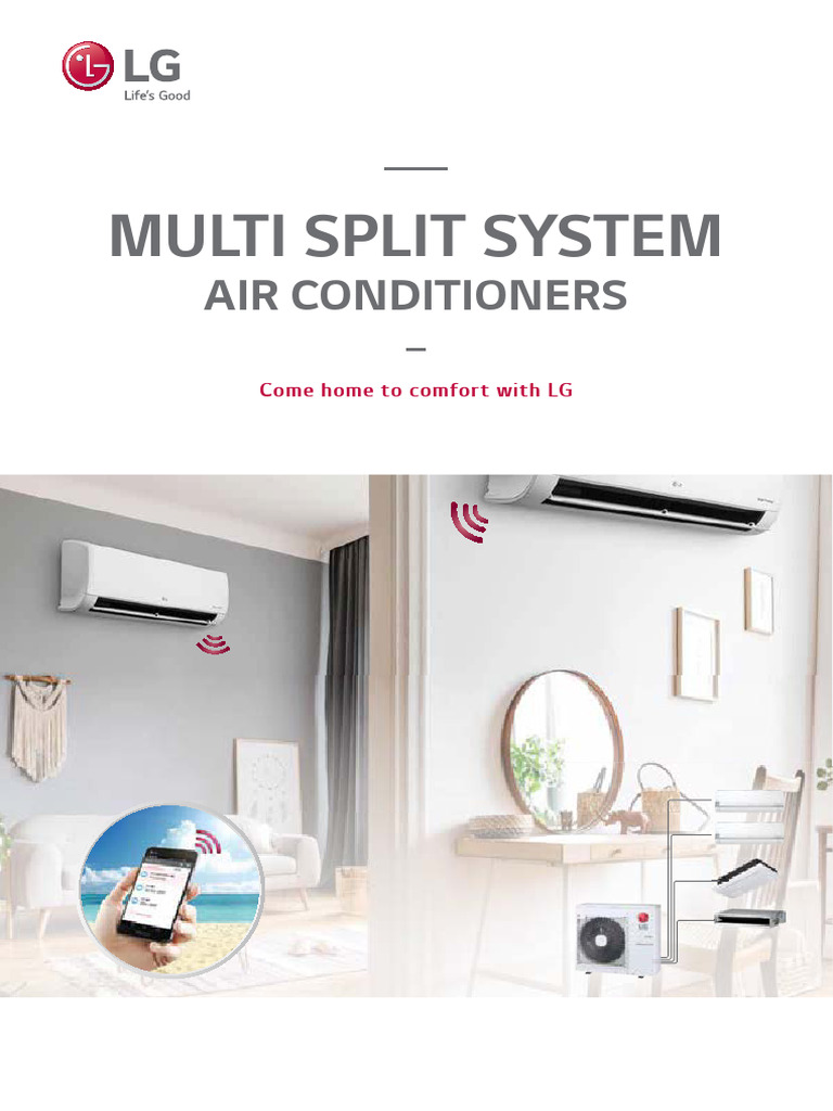 Multi Split Brochure | PDF | Air Conditioning | Efficient Energy Use