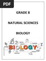 Grade 8 Natural Sciences Practice Test | PDF | Biology | Nature