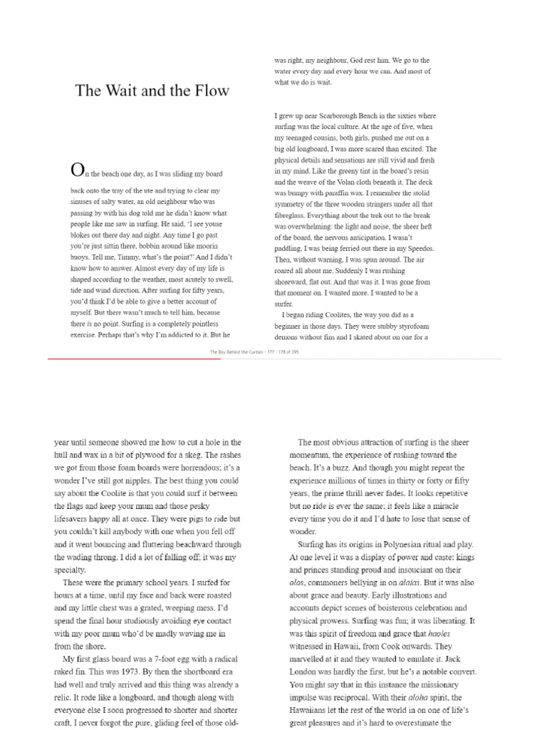 The Wait and The Flow | PDF