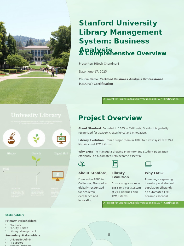 Final Stanford University Library Management System | PDF | Libraries ...