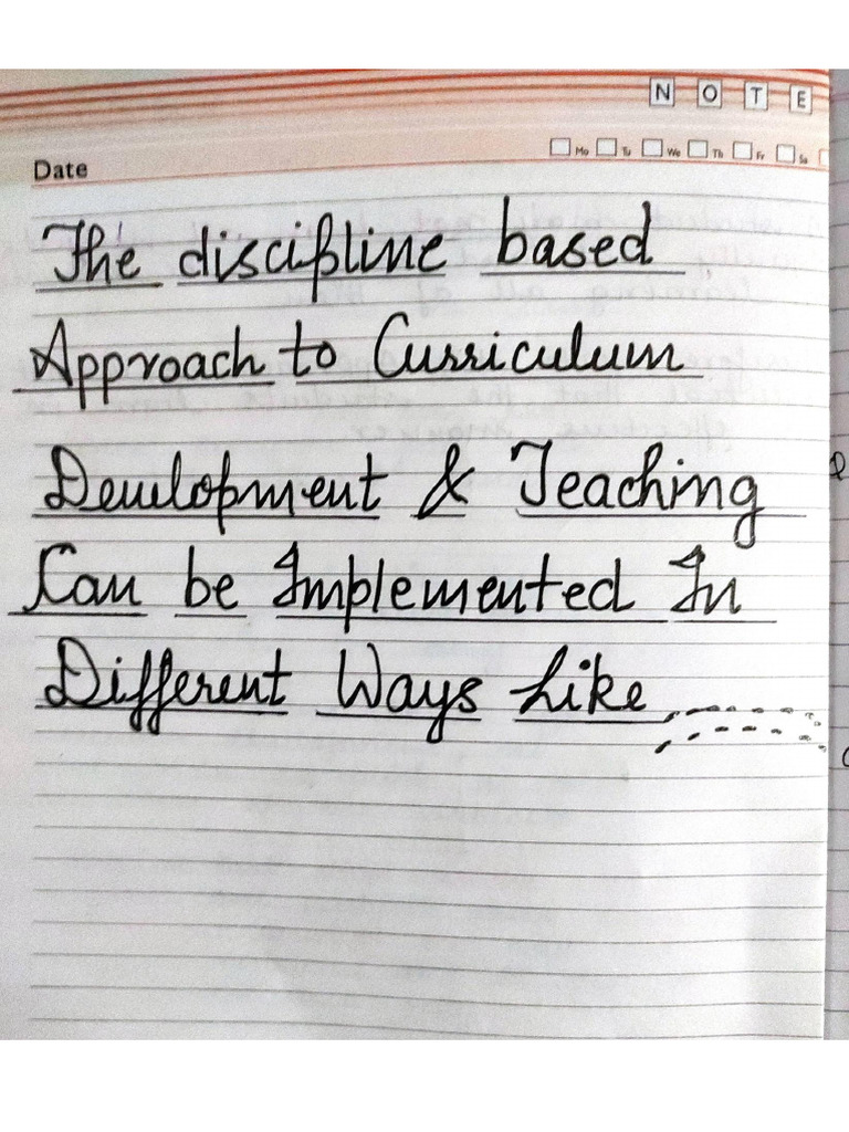 Approaches To Curriculum Development | PDF